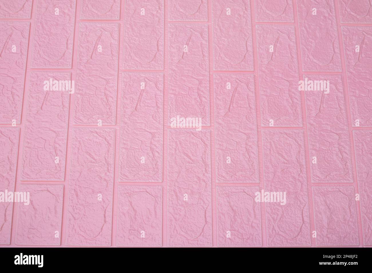 Pink brick wall for background Stock Photo - Alamy