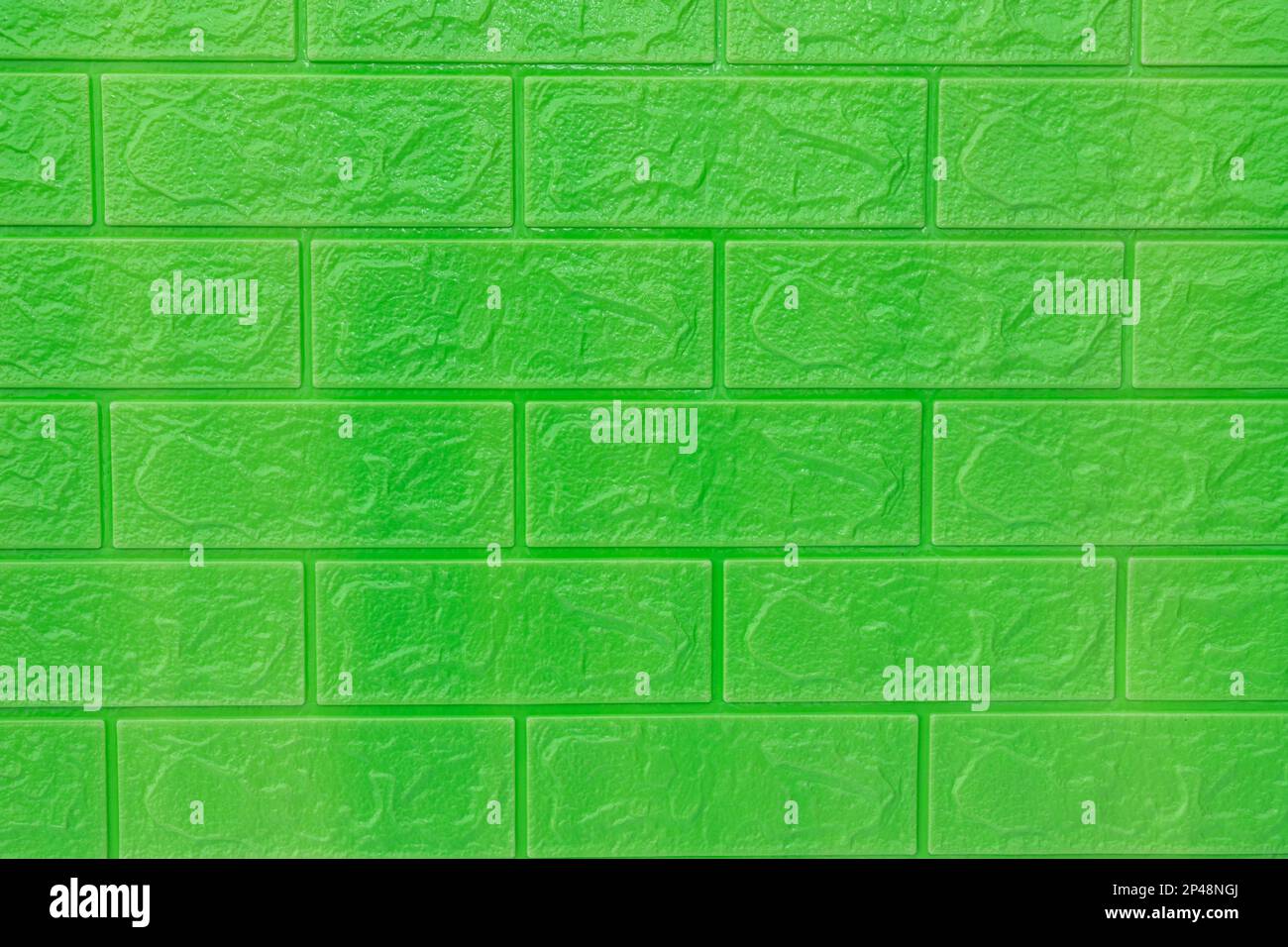 Green Brick Wall Pattern Texture background or backdrop Stock Photo - Alamy