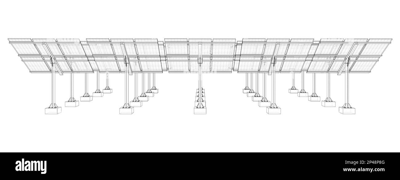 Solar Panel Field Stock Photo - Alamy