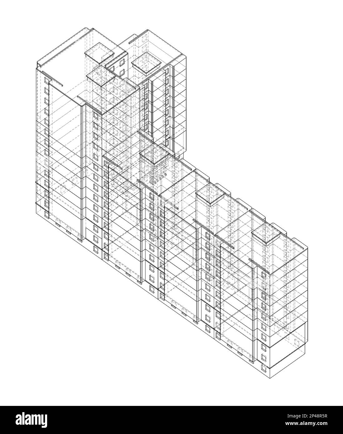 Multi-storey residential building Stock Photo - Alamy