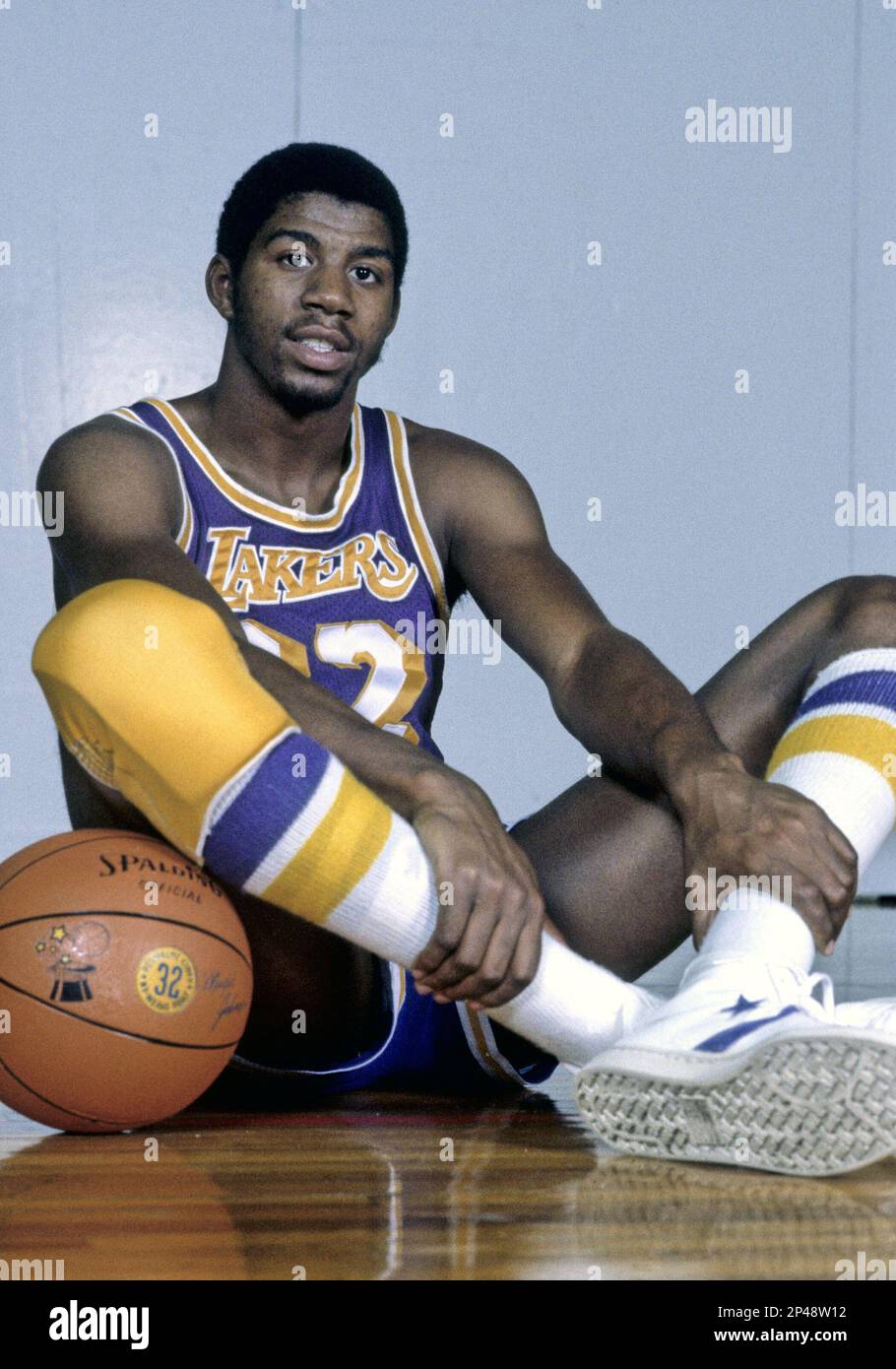 Magic Johnson Lakers Young