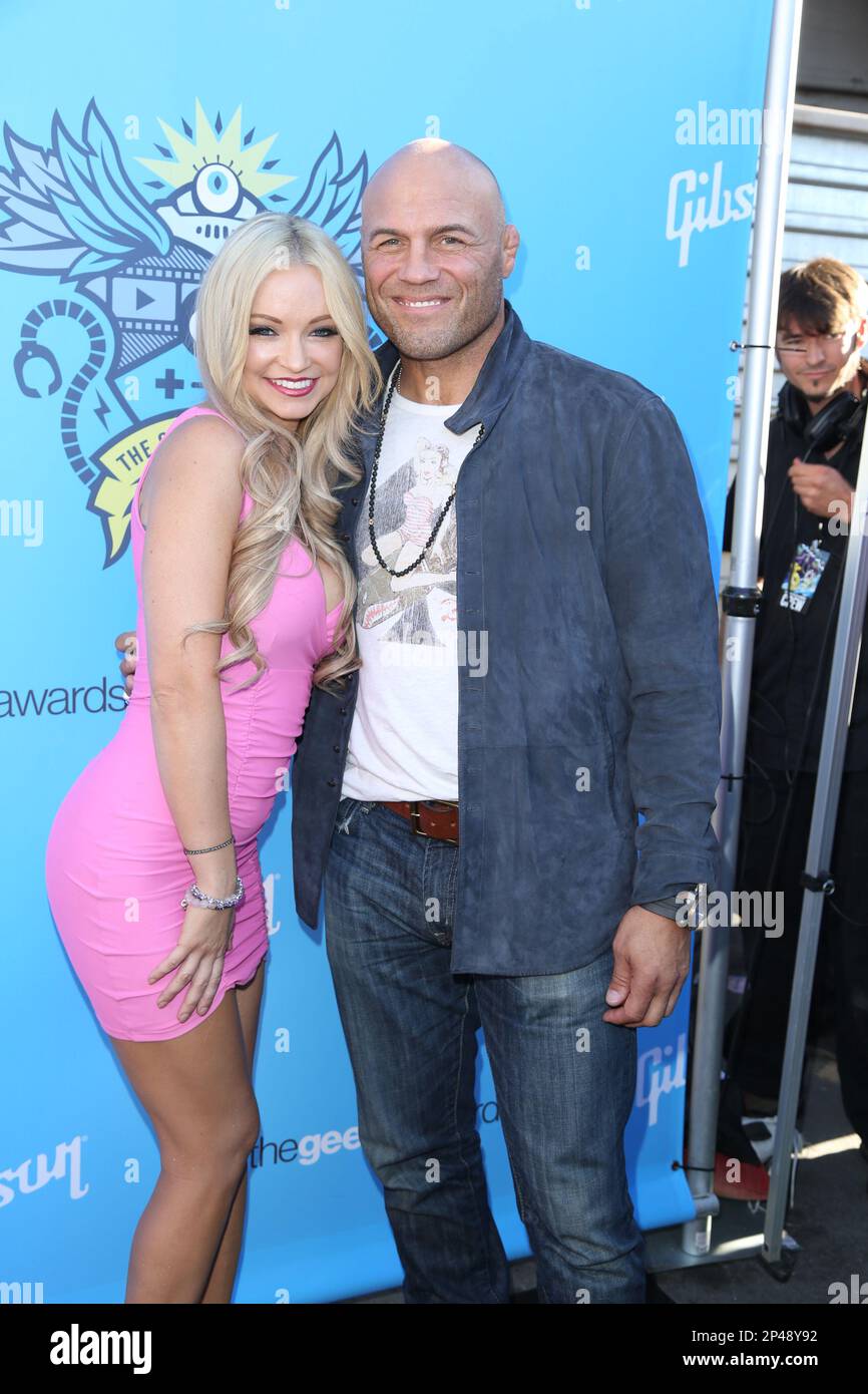 Photo by: JMA/STAR MAX/IPx8/17/14Mindy Robinson and Randy Couture at ...