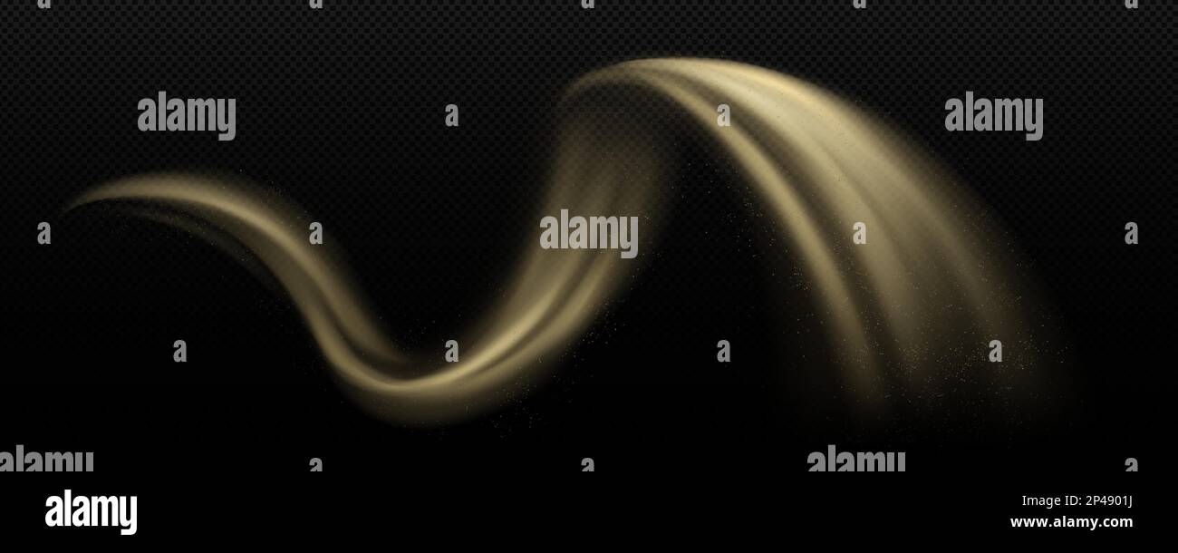 Isolated dust swirl vector on transparent background. Sand wind tail ...