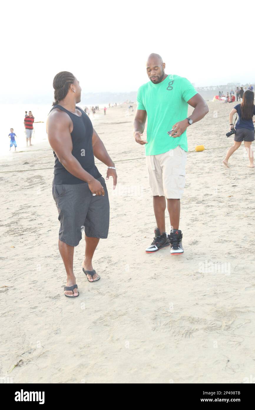Photo by: JMA/STAR MAX/IPx8/13/14Shad Gaspard and JTG are seen in Santa ...