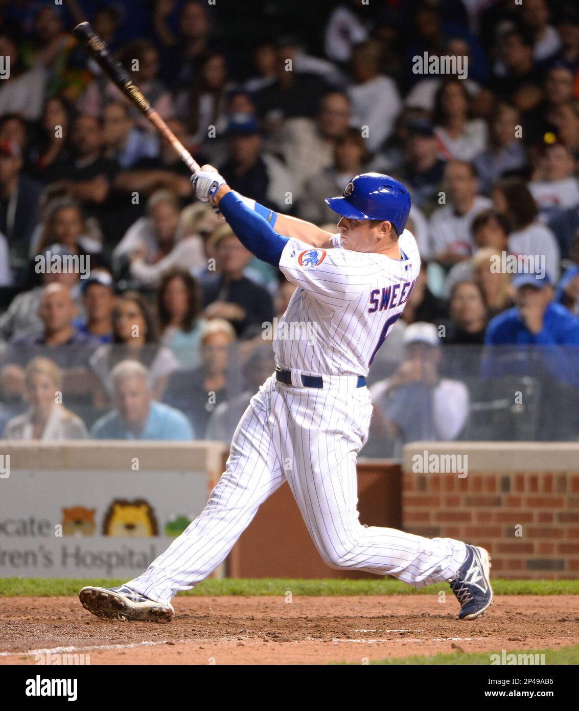 Chicago Cubs Ryan Sweeney (6) during a game against the Colorado ...