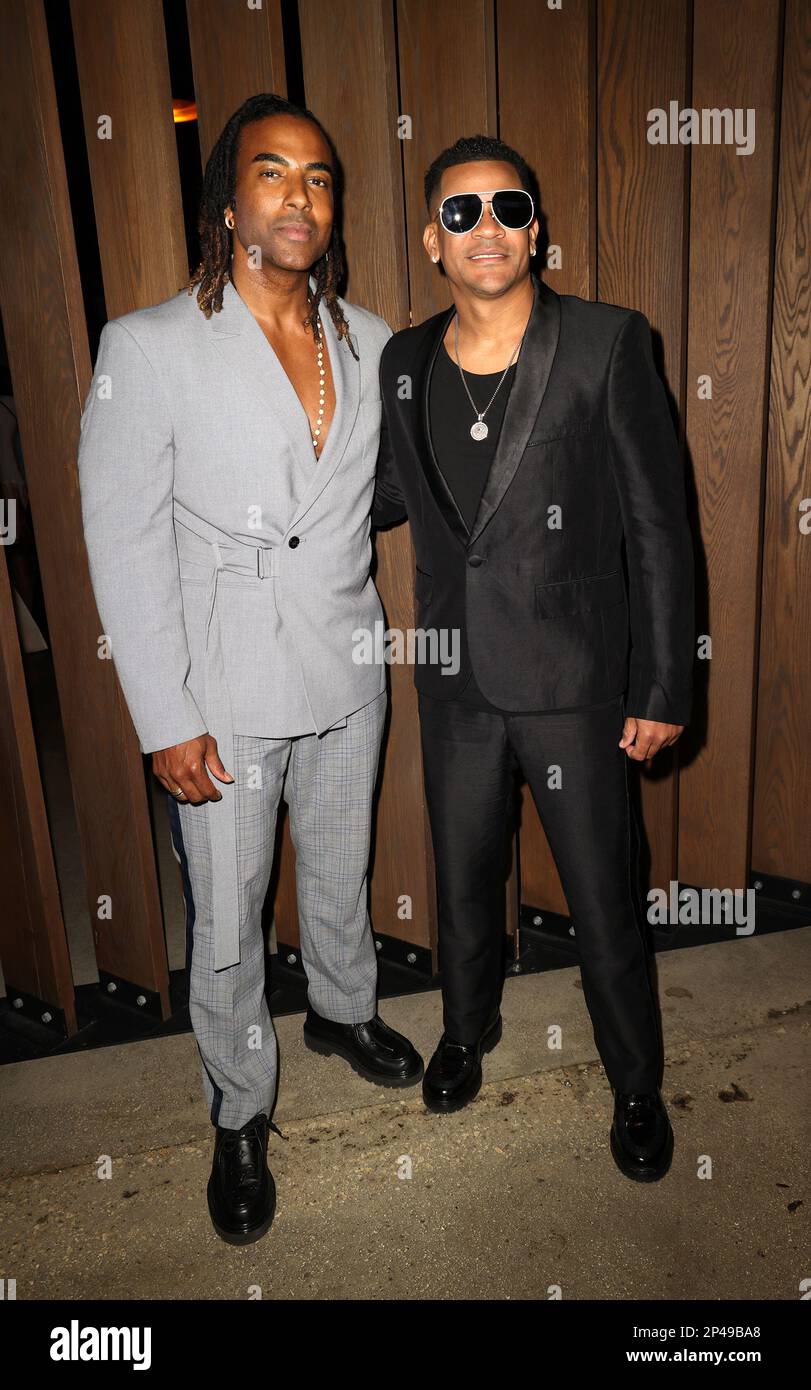MIAMI, FLORIDA - MARCH 05: Yotuel Romero and Randy Malcom attend the ...