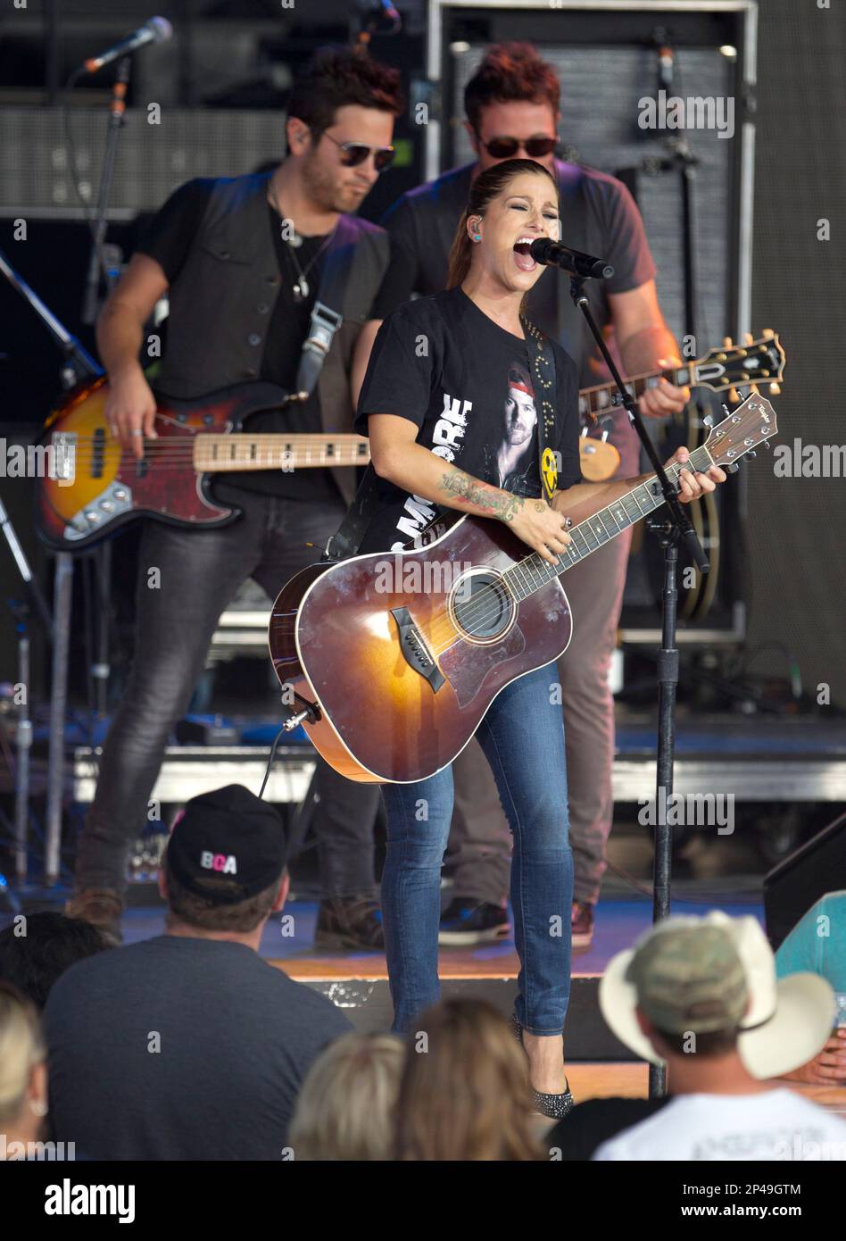 Cassadee Pope performs in concert during the Sundown Heaven Town tour ...