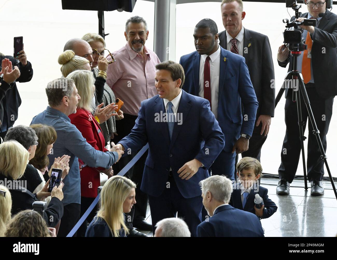 Simi Valley, California, USA. 05th Mar, 2023. Florida Gov. Ron DeSantis ...