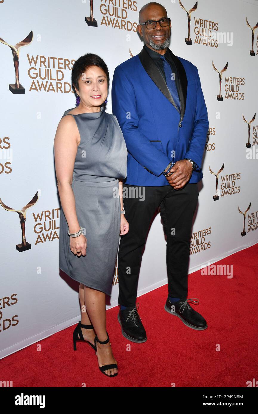 New York, USA. 05th Mar, 2023. (L-R) Commisioners Anne del Castillo and ...