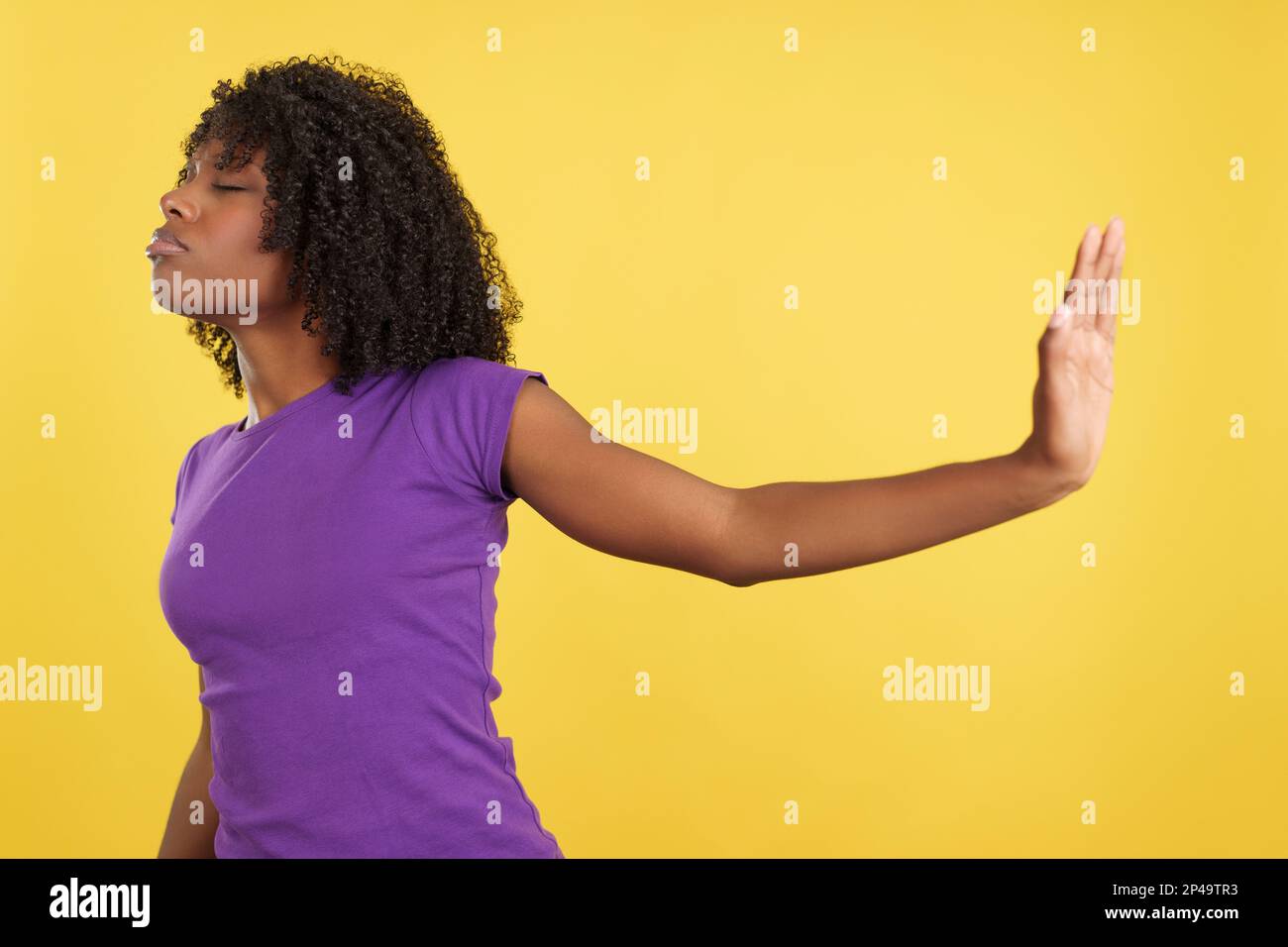 Refusing something hi-res stock photography and images - Alamy