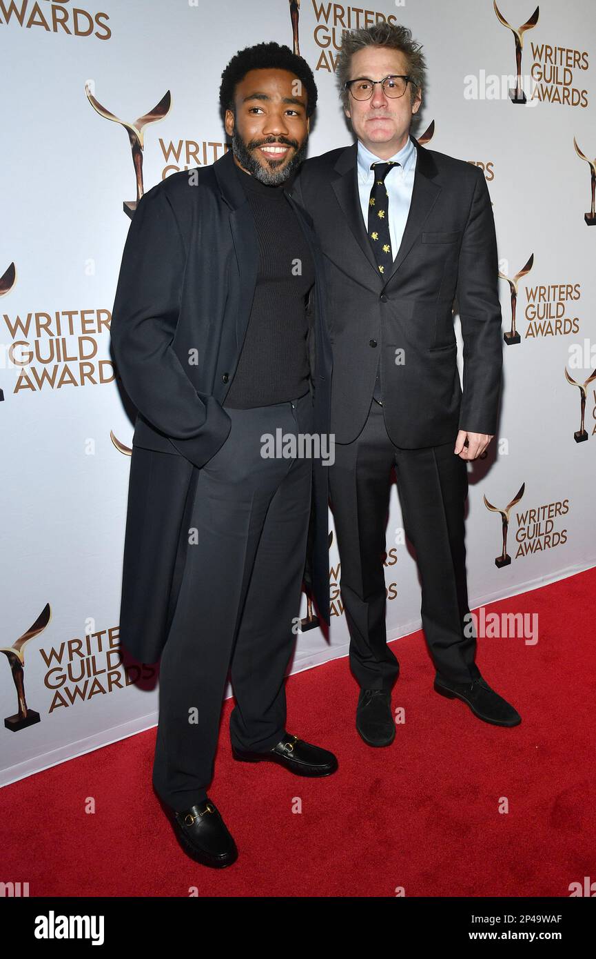 New York, USA. 05th Mar, 2023. (L-R) Donald Glover and Paul Simms ...