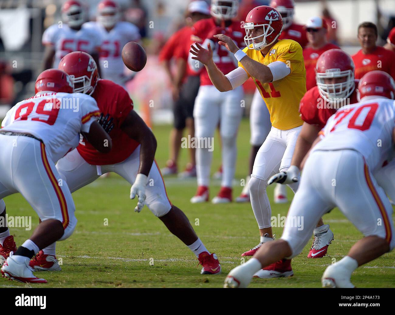 Kansas City Chiefs wide receiver Albert Wilson (8) makes a reception ...