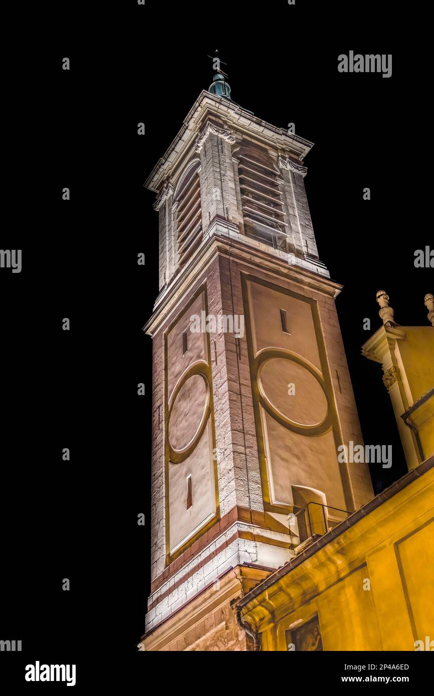 Steeple Outside Saint Marie and Saint Reparte de Nice Catholic ...