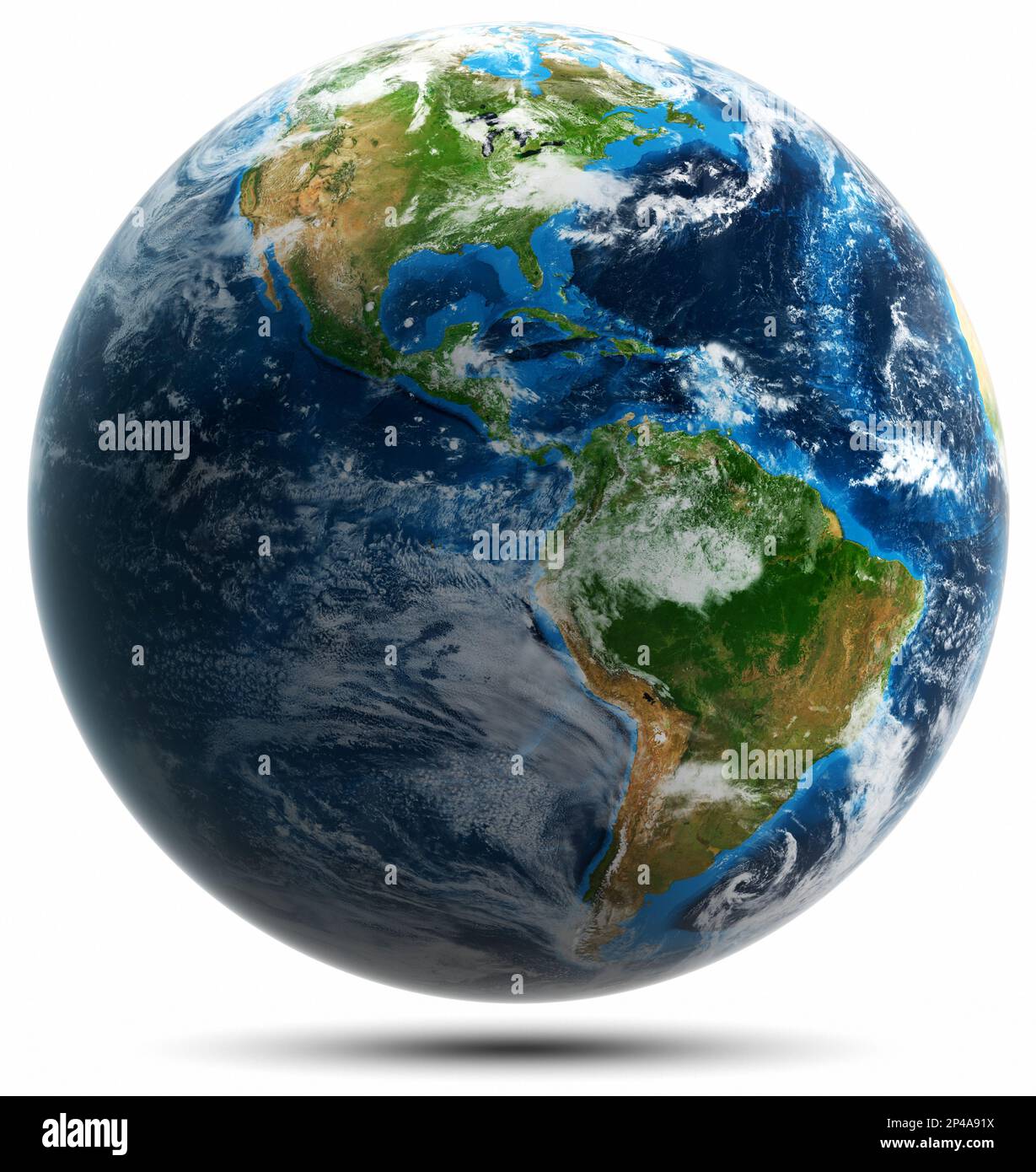 Planet Earth globe world map isolated. Elements of this image furnished ...