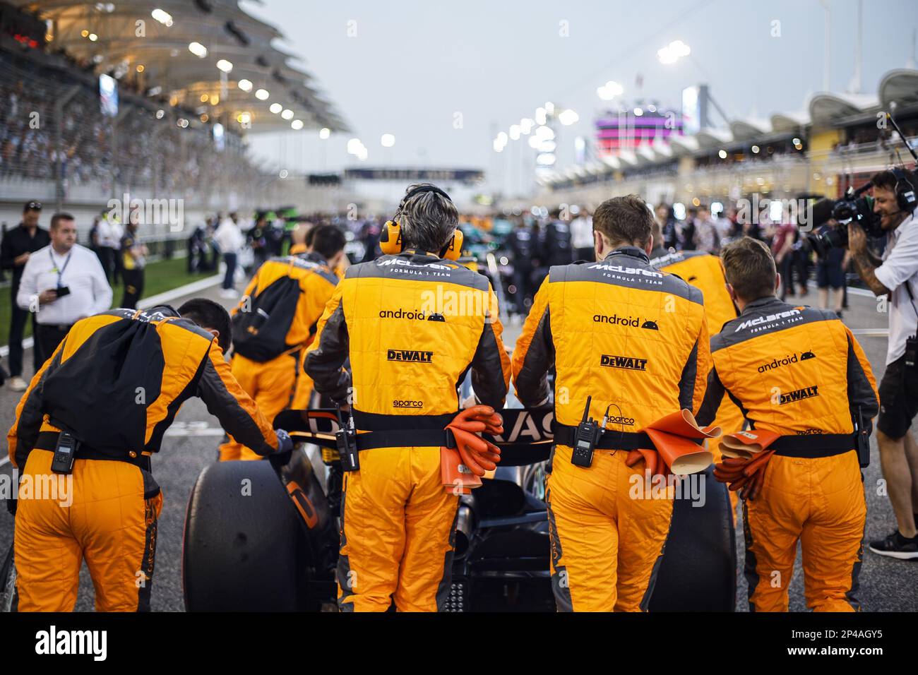 March 5, 2023, Rome, Bahrain: McLaren F1 Team mechanic, mecanicien ...