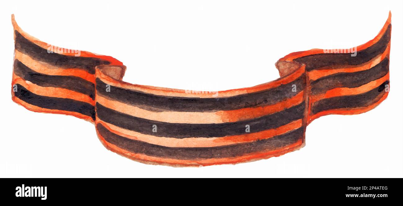 George ribbon vector vectors hi-res stock photography and images - Alamy