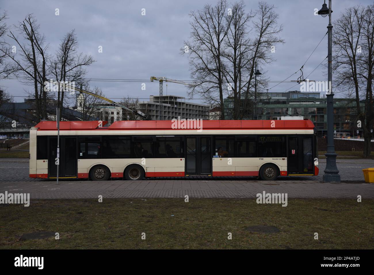Solaris Trollino trolleybus Stock Photo - Alamy