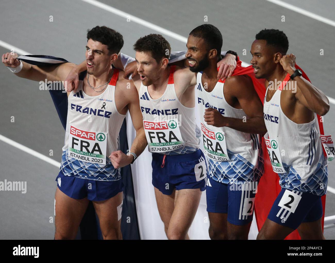 Istanbul, Turkey. 02nd Mar, 2023. Gilles BIRON, Téo ANDANT, Victor ...