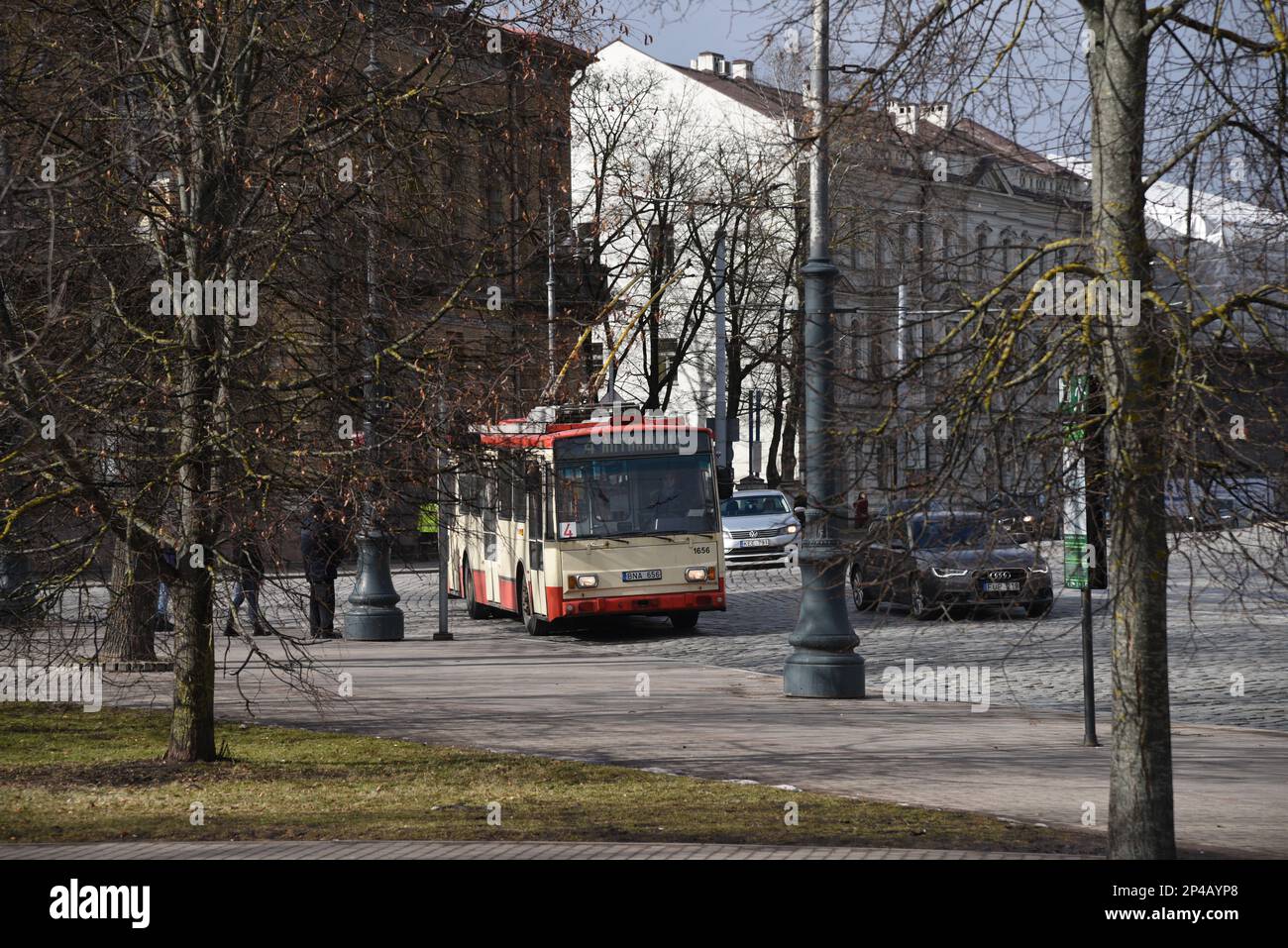 Skoda 14Tr trolleybus Stock Photo - Alamy