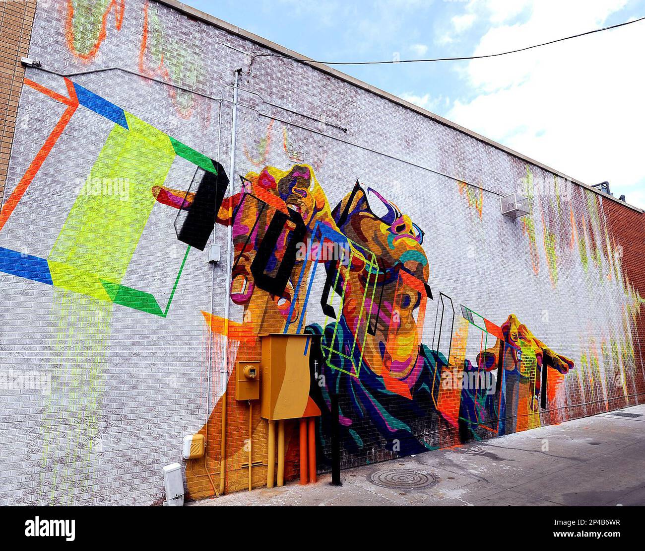 This is the newest mural by local artist Armando Silva located at the ...
