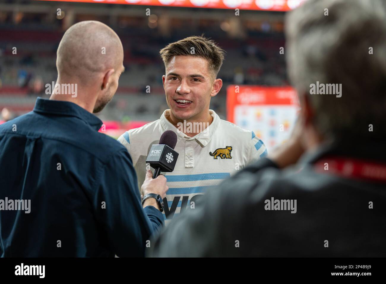 Vancouver, Canada. 5th March, 2023. Marcos Moneta #13 of Argentina is ...