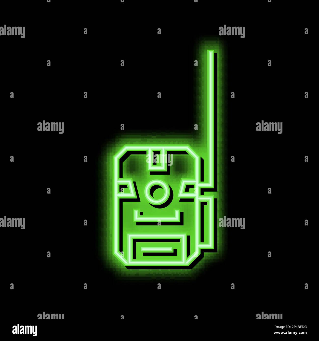 hunting camera neon glow icon illustration Stock Vector Image & Art - Alamy