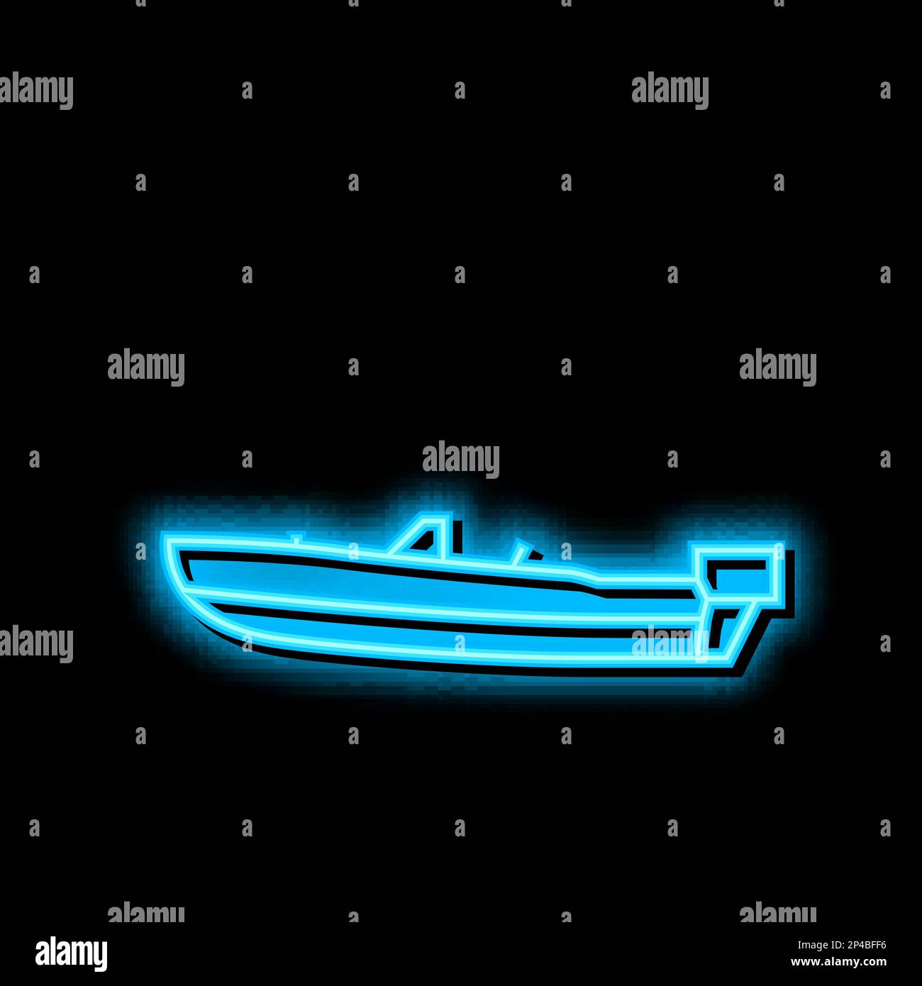 Vintage runabout boat Stock Vector Images - Alamy