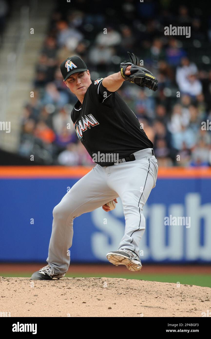 Miami Marlins pitcher Carter Capps (22) during game against the New ...