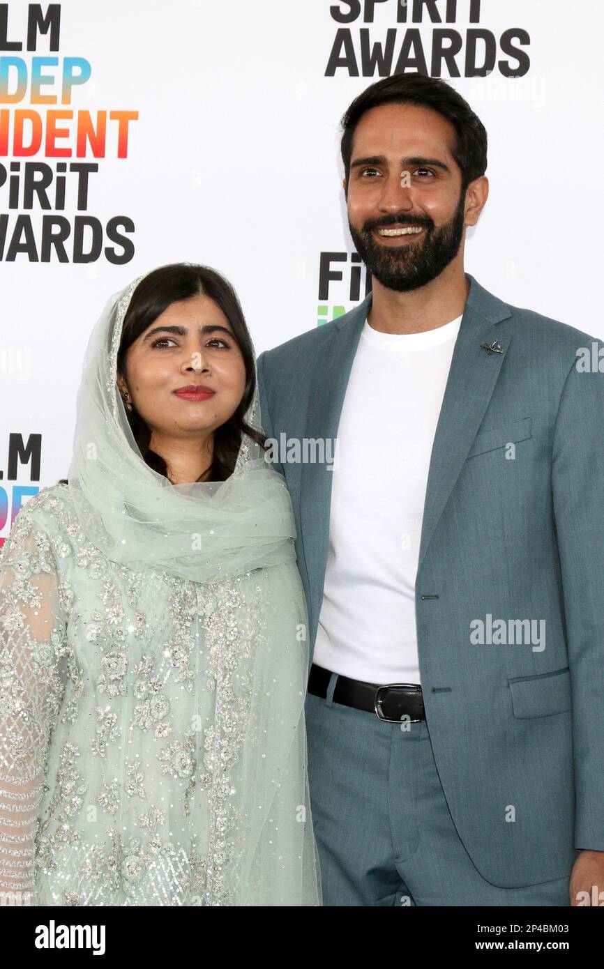 LOS ANGELES - MAR 4: Malala Yousafzai, Asser Malik at the 2023 Film ...