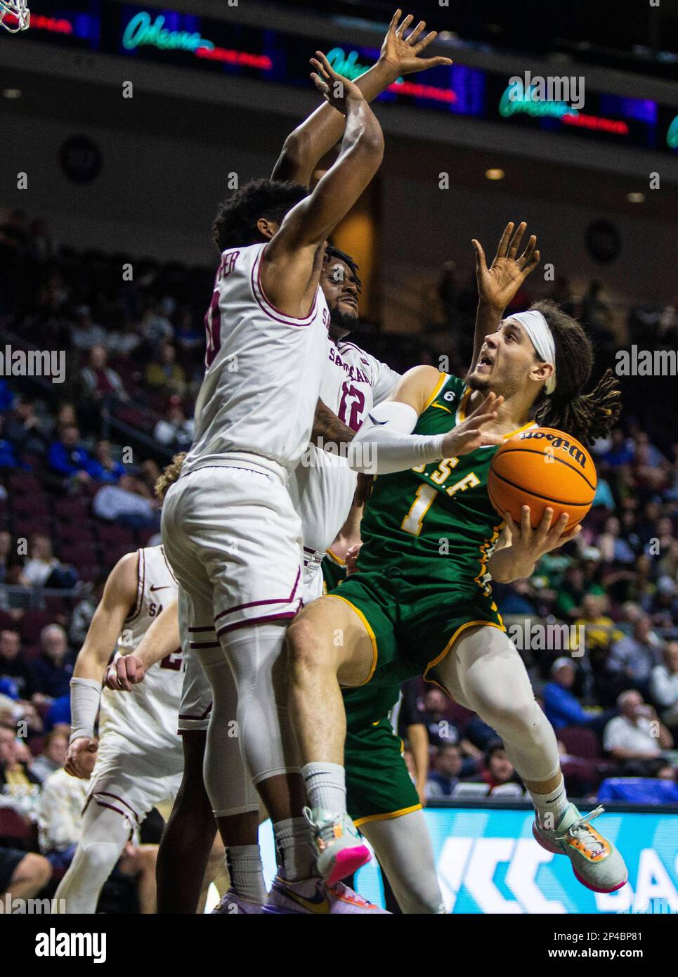 March 04 2023 Las Vegas, NV, U.S.A. San Francisco guard Tyrell Roberts ...
