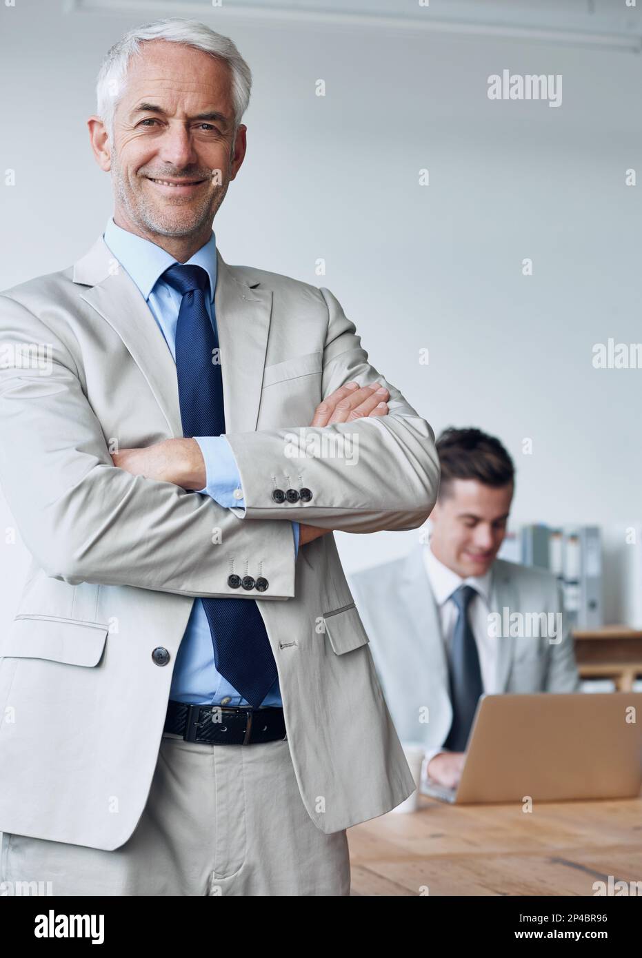 Leading his company into the 21st century. Portrait of a mature ...