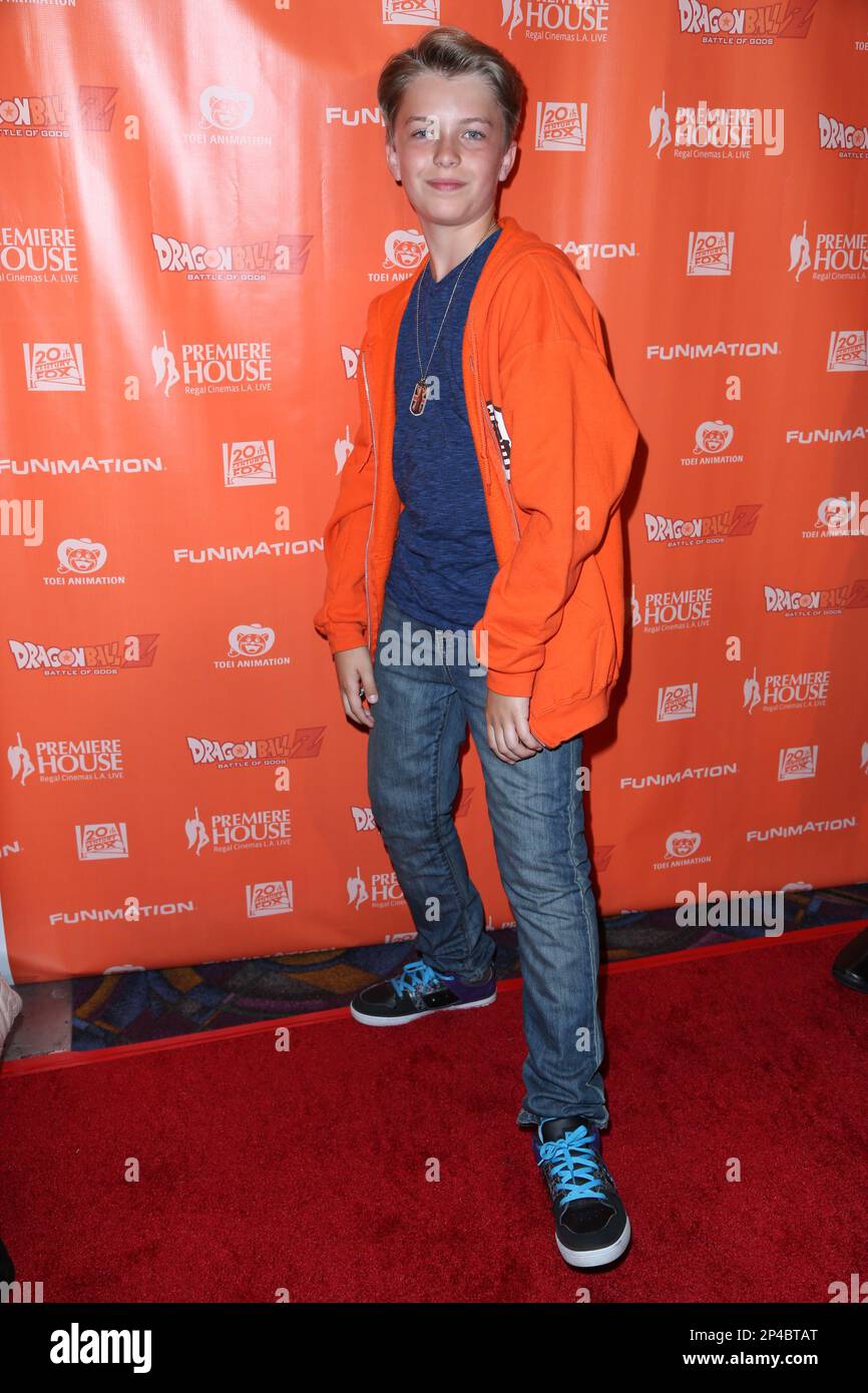 Photo by: JMA/STAR MAX/IPx7/2/14Jacob Hopkins at The Dragon Ball Z ...