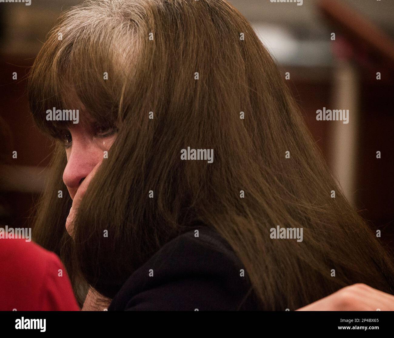 Linda Cooney cries in Clark County District Court in Las Vegas, Monday ...