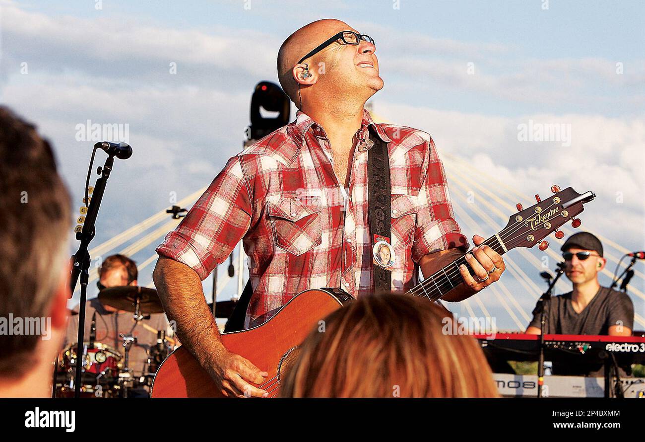 Ken Block, lead singer of Sister Hazel, performs Wednesday evening ...