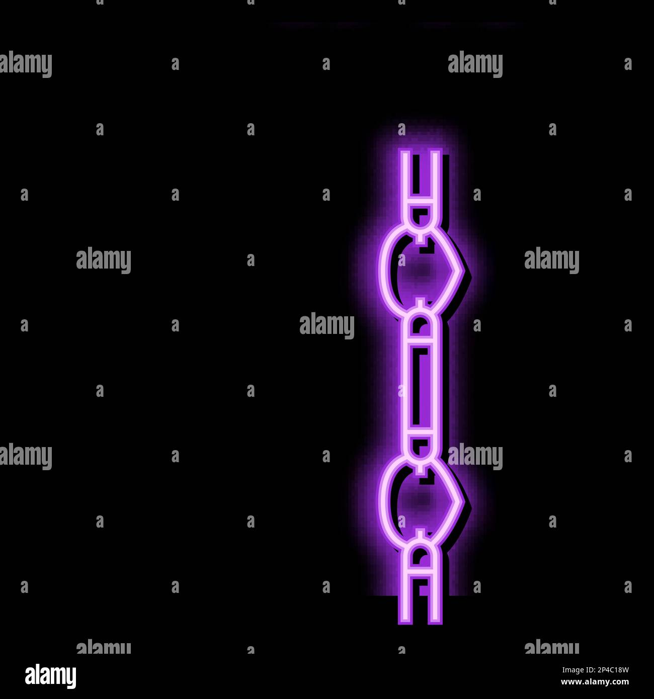 Glowing chain link Stock Vector Images - Alamy