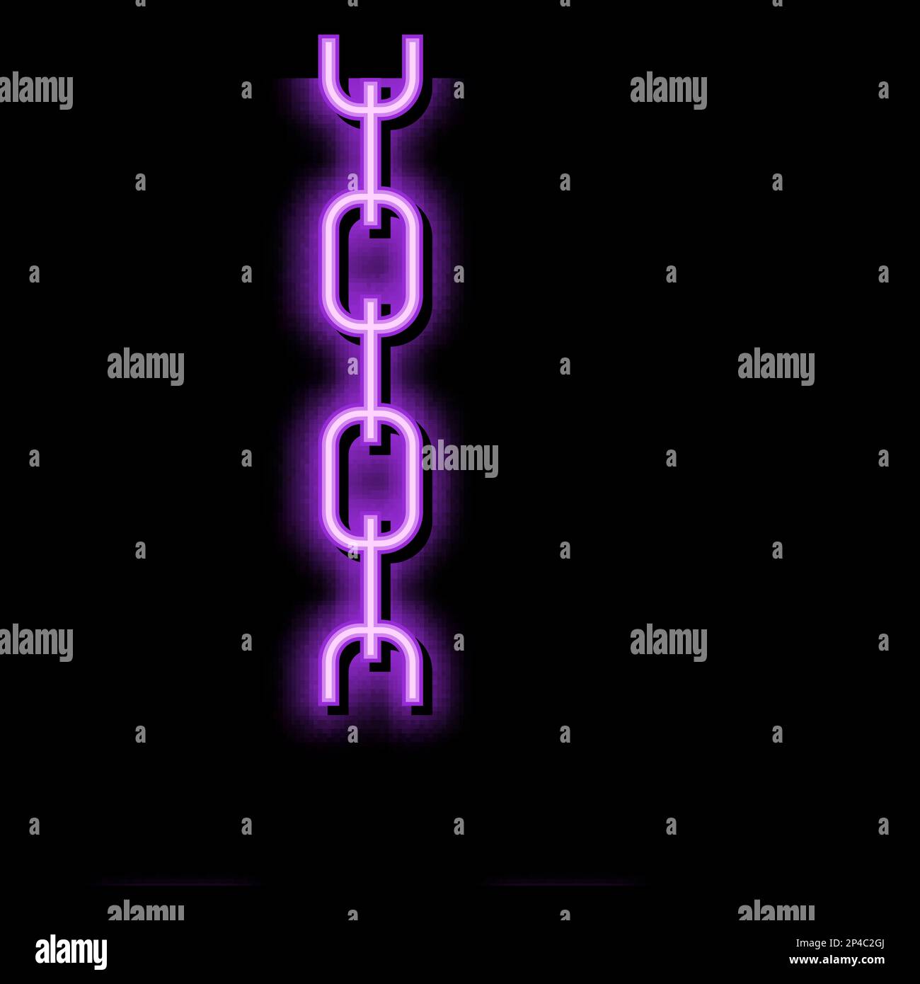 Glowing chain link Stock Vector Images - Alamy