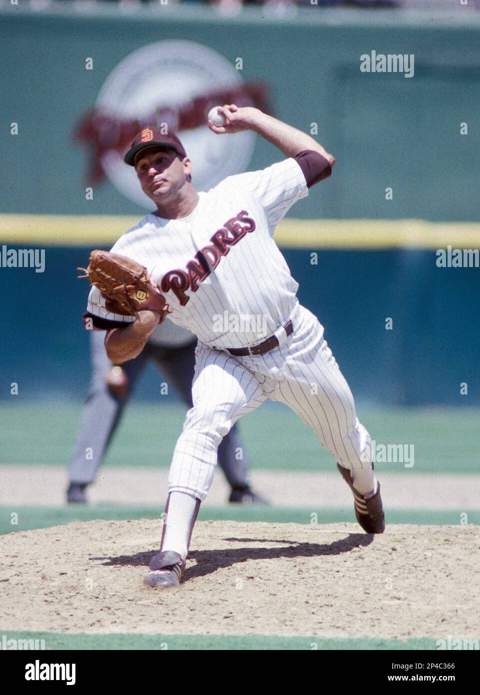 San Diego Padres Bruce Hurst (47) in action during a game from 1989 ...