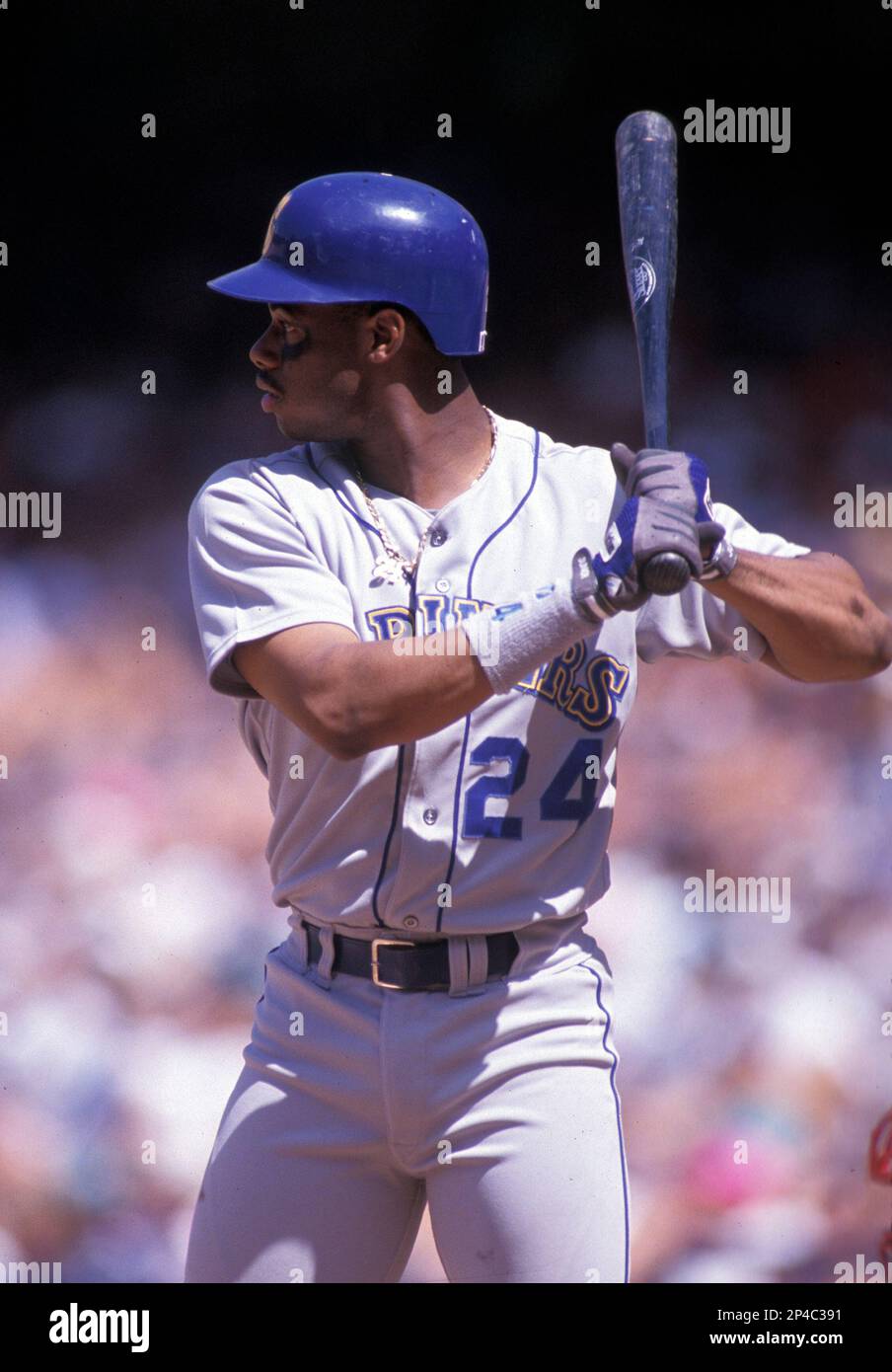 Seattle Mariners Ken Griffey Jr. (24) in action during a game from his ...