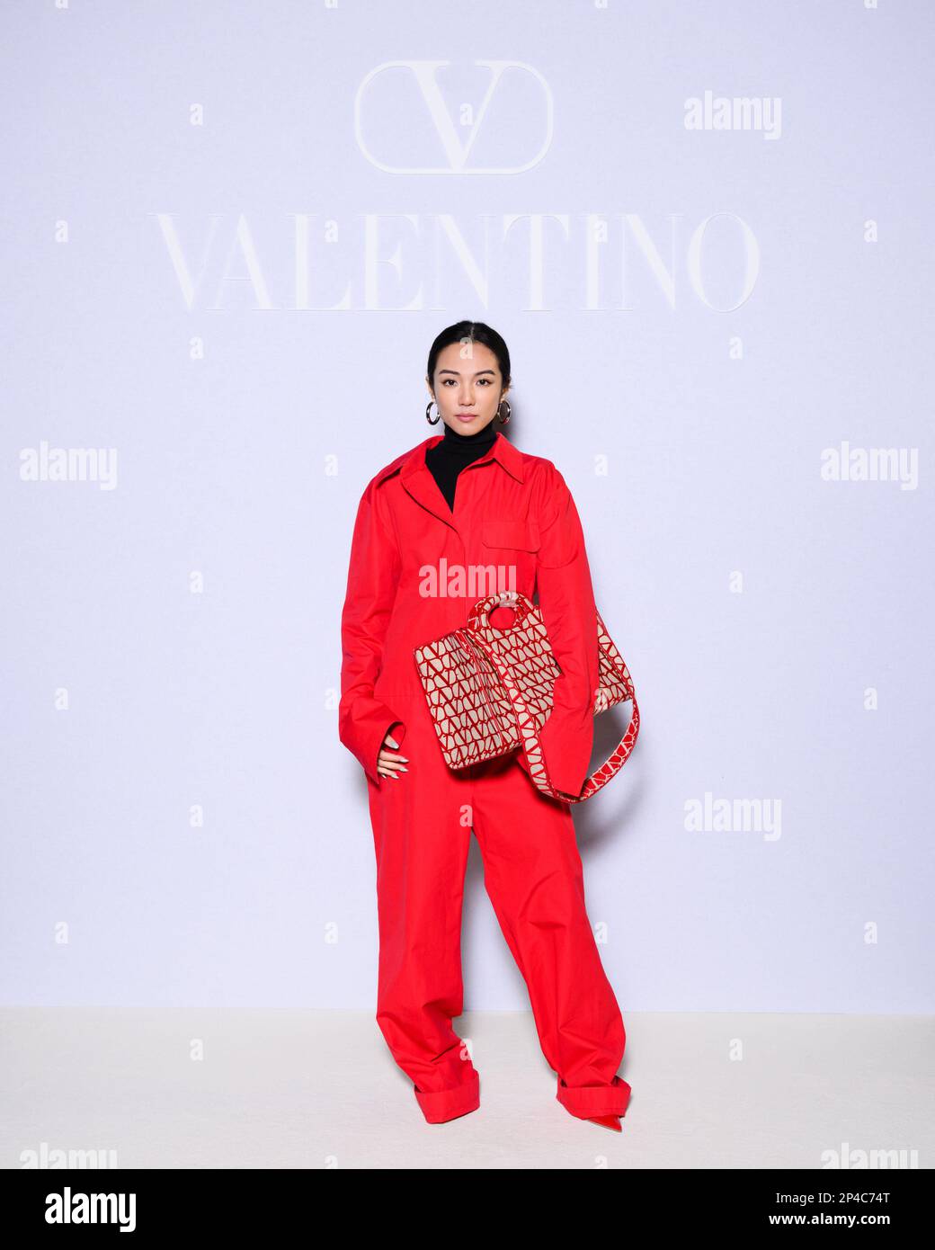 Yoyo Cao Paris Fashion Week - Women F/W 23-24 Valentino Fashion Show ...