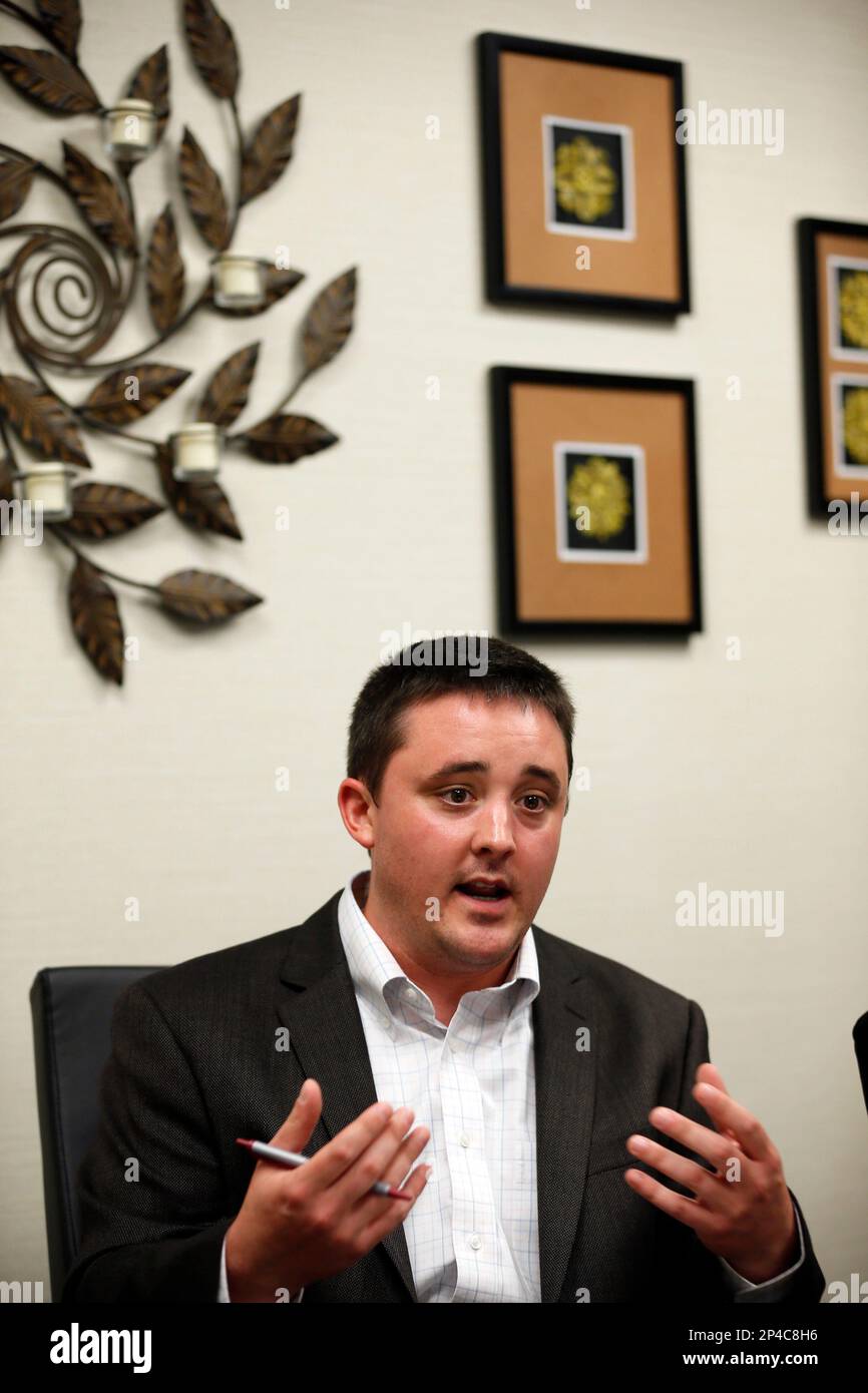In this June 12, 2014 photo, Chris Giesen Vice President community and ...