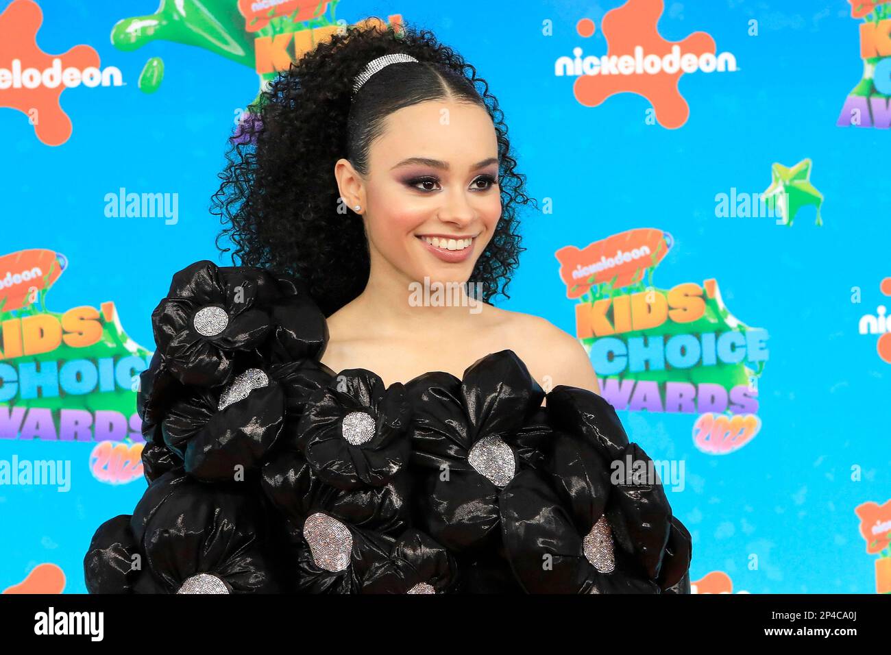 LOS ANGELES - MAR 4: Gabrielle Nevaeh Green at the Kids Choice Awards 2023 at the Microsoft ...