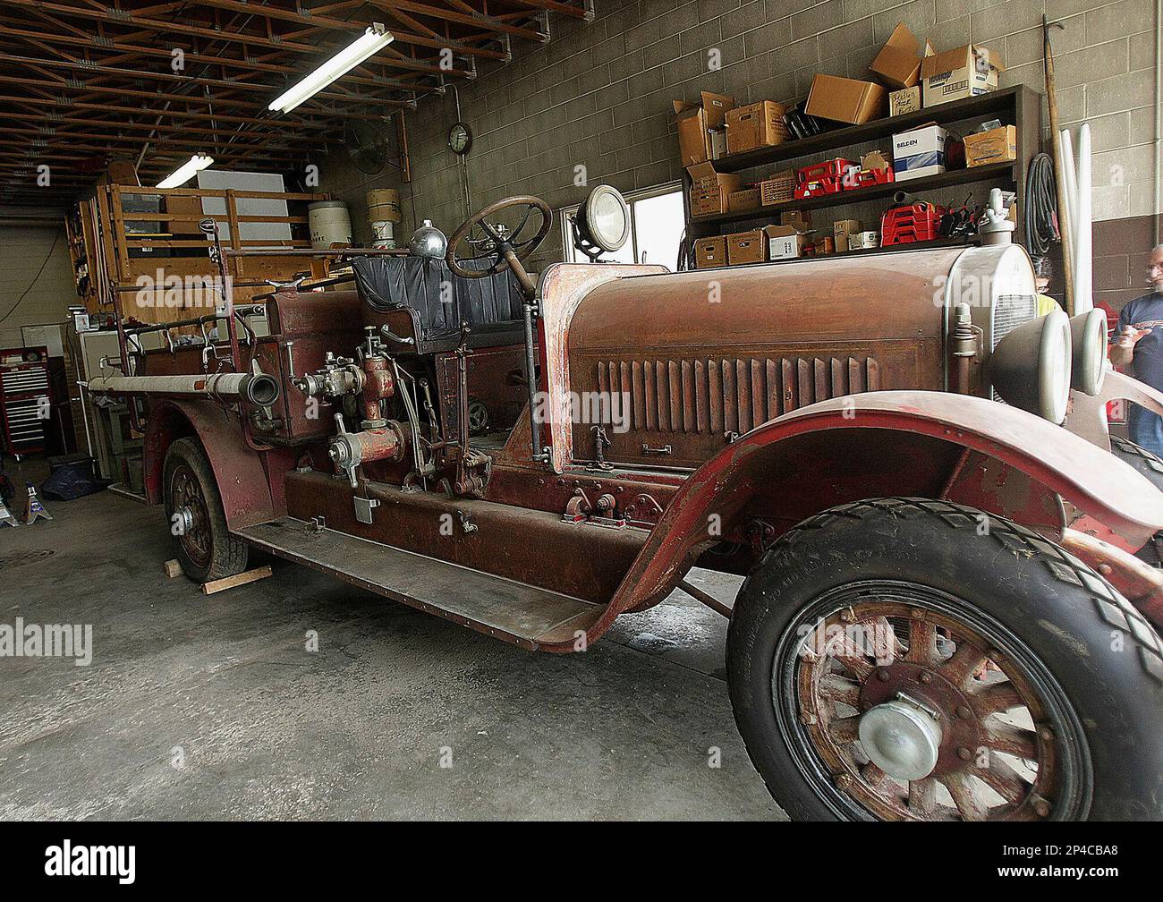 In this June 11, 2014 photo, the Sycamore, Ill., Fire Department's ...