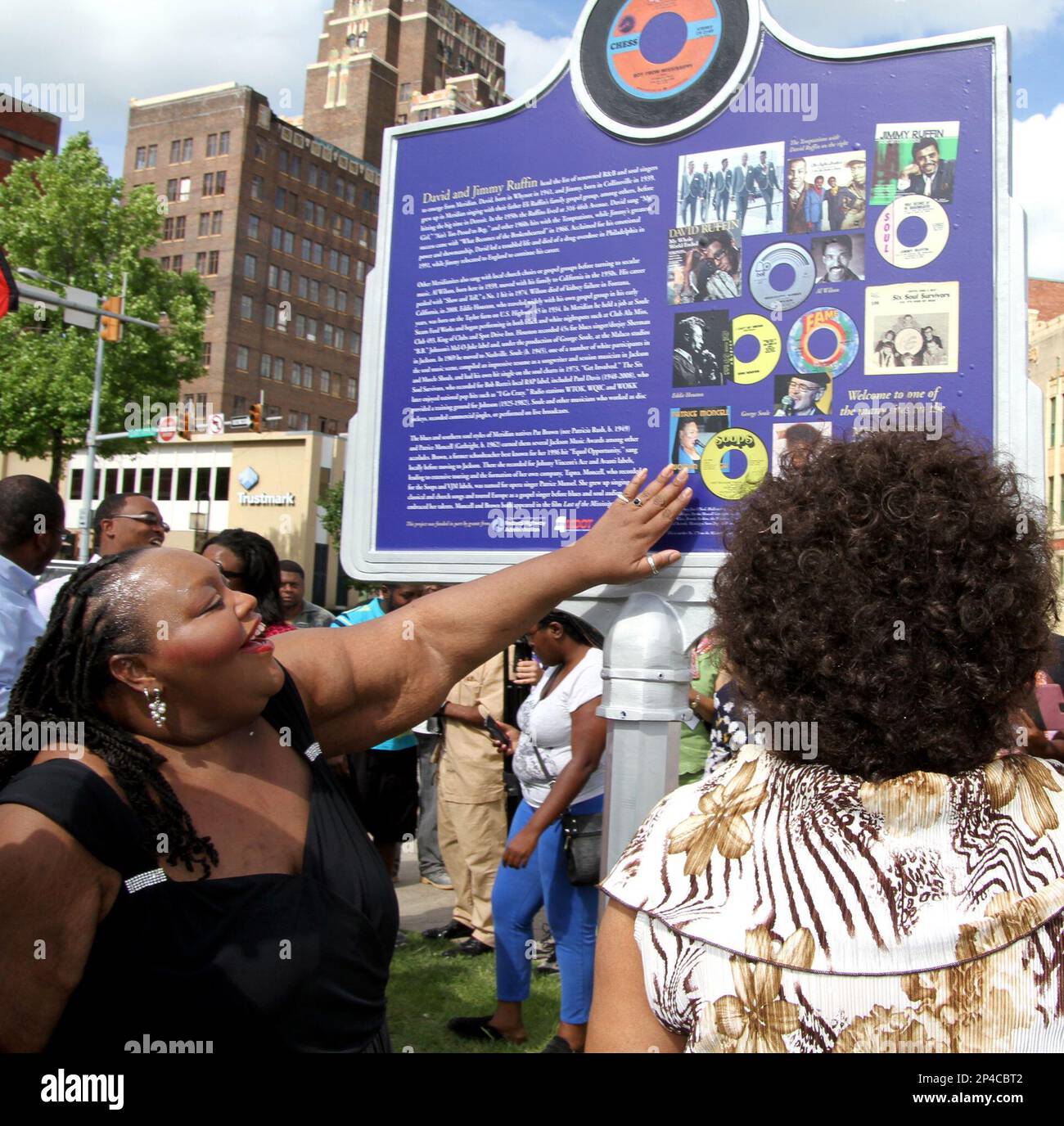 Rhythm & Blues artist Patrice Moncell, from Meridian Miss., points out ...