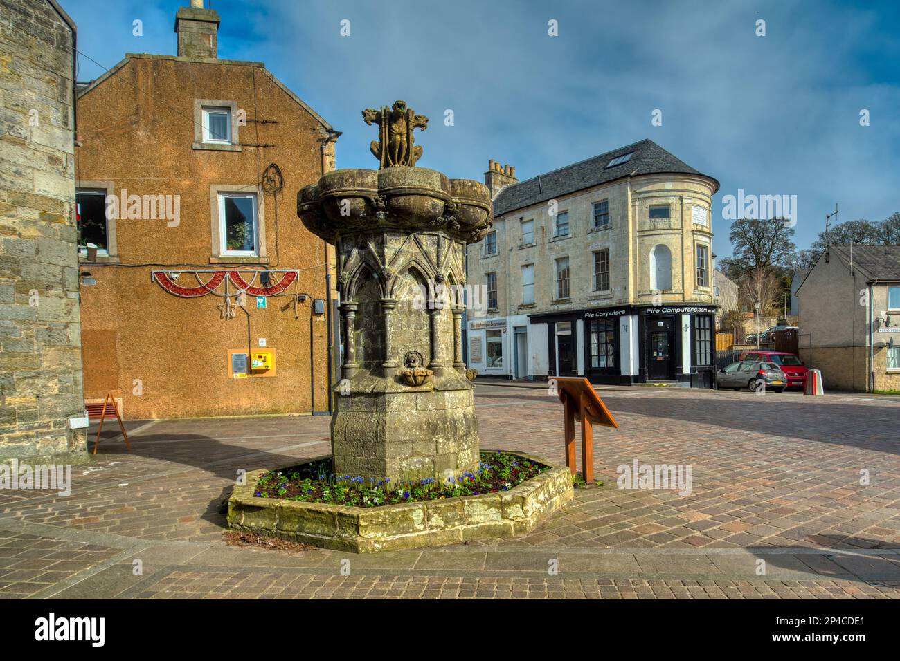 The centre of Kinross, Scotland Stock Photo - Alamy
