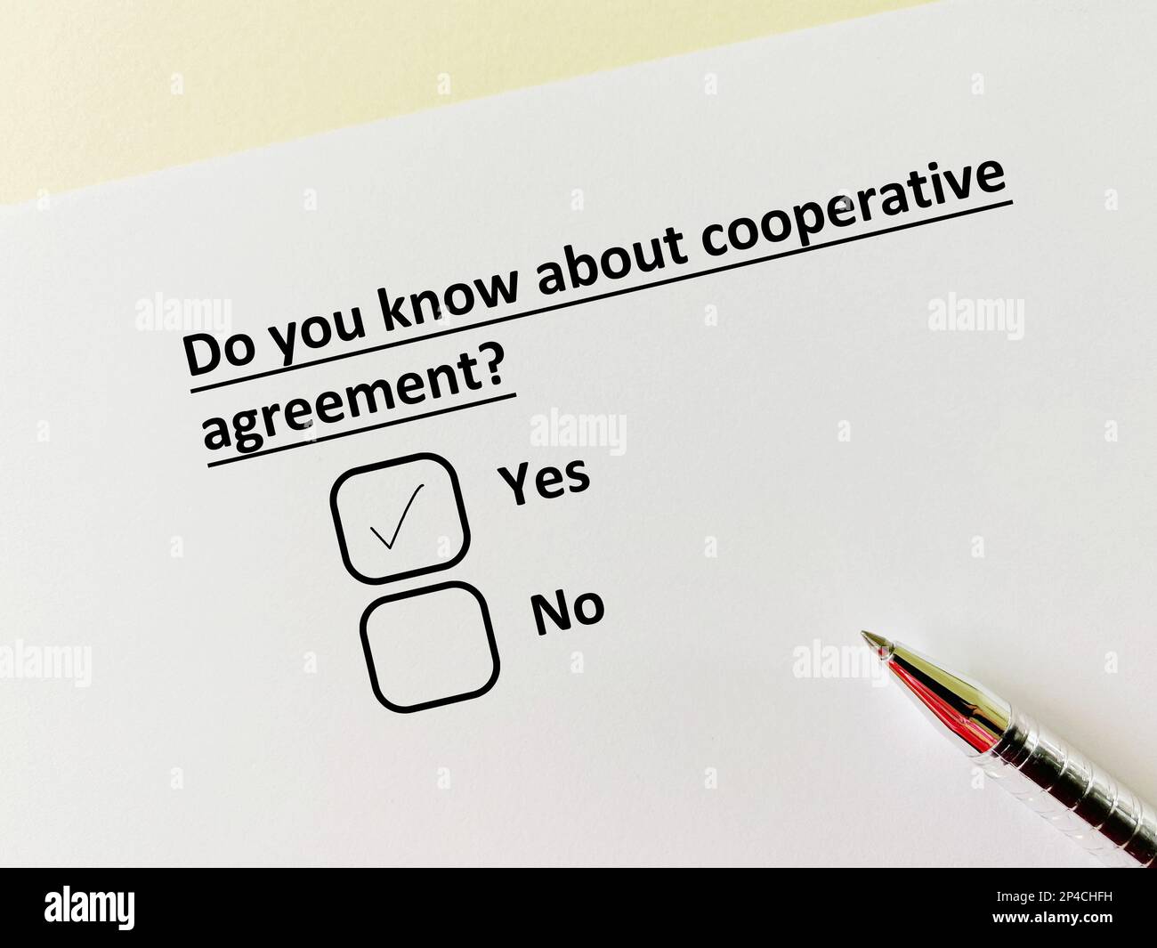 Cooperative agreement hi-res stock photography and images - Alamy