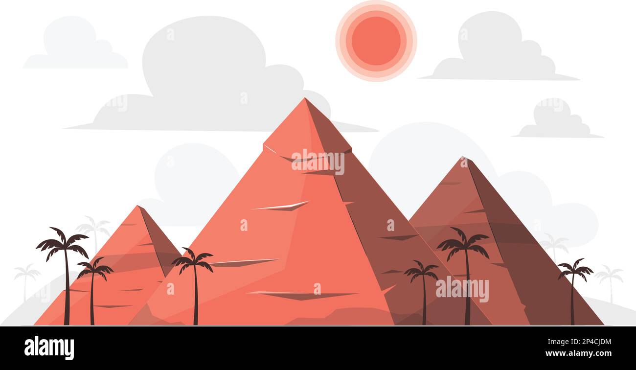 Modern pyramids Stock Vector Images - Alamy