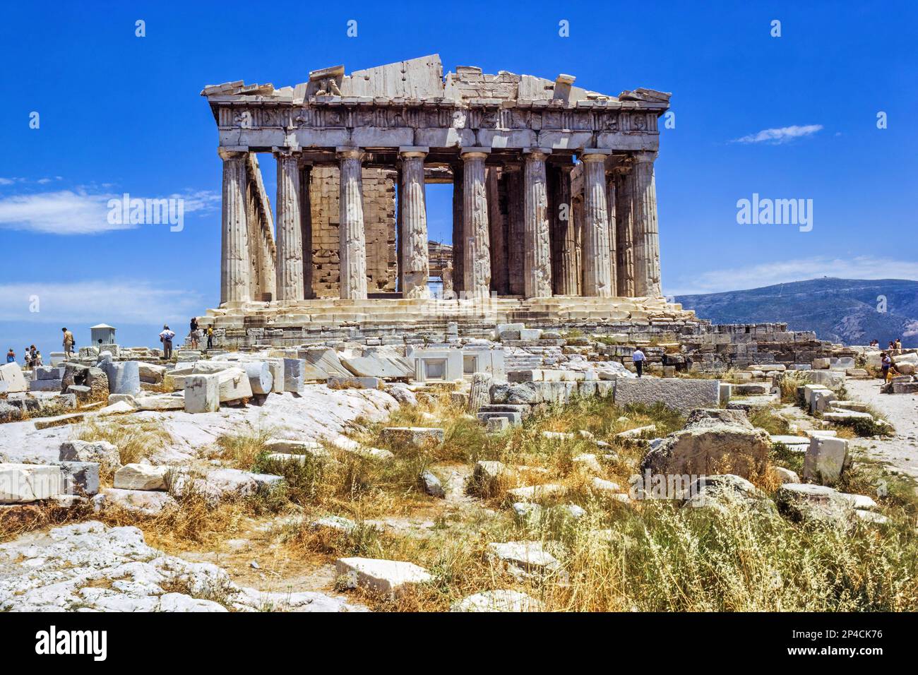 Parthenon at acropolis in Athens Stock Photo - Alamy