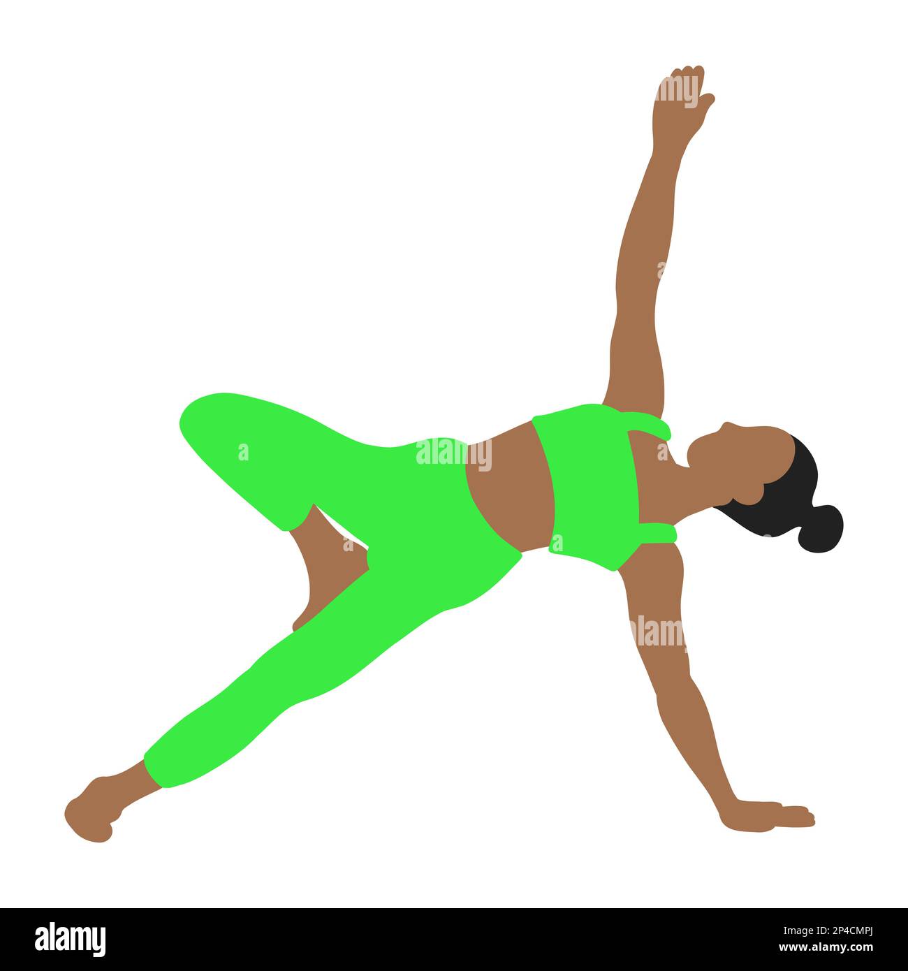 Cartoon Yoga Pose Clip Art