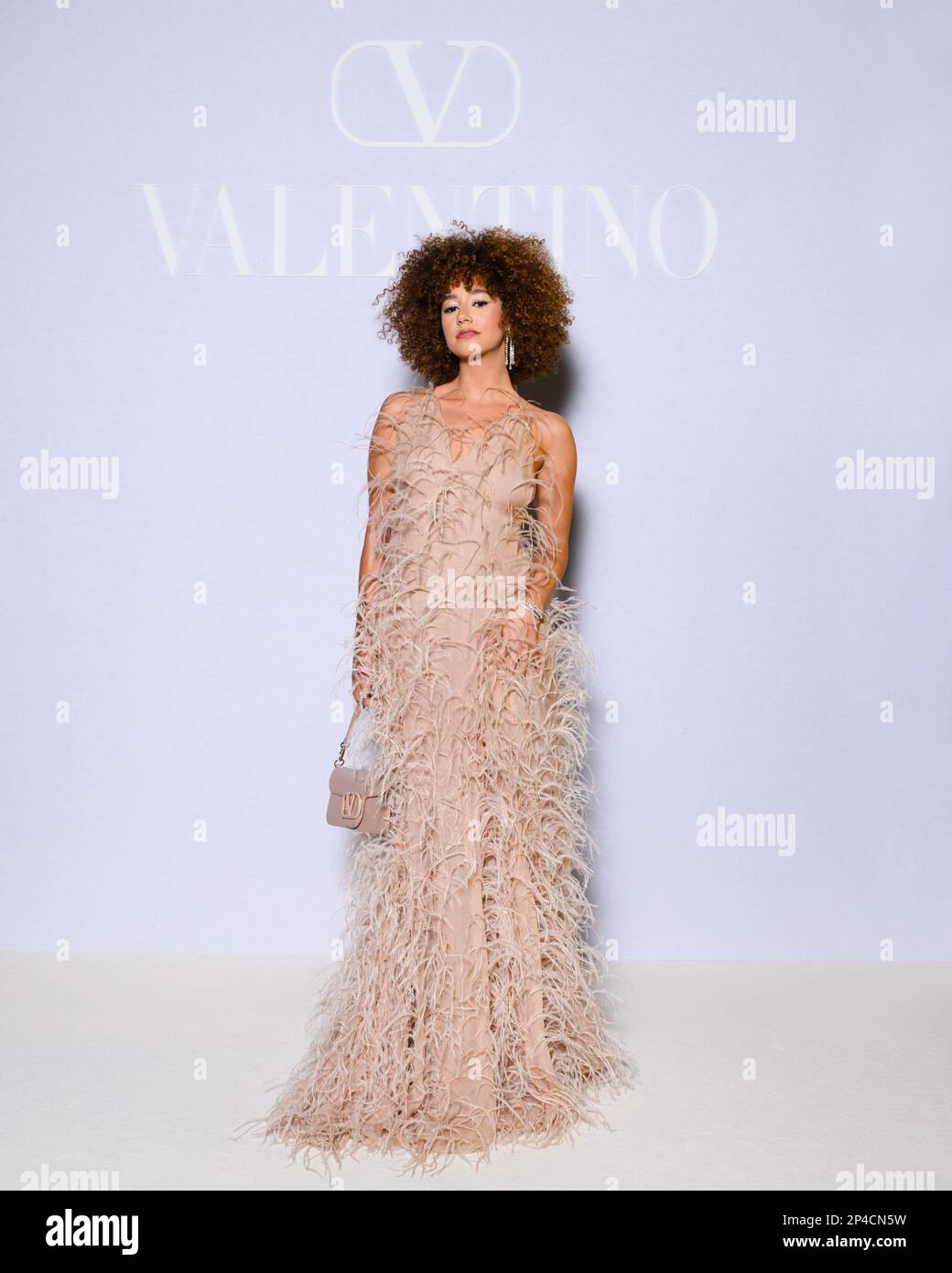 Lena Mahfouf Paris Fashion Week - Women F/W 23-24 Valentino Fashion ...