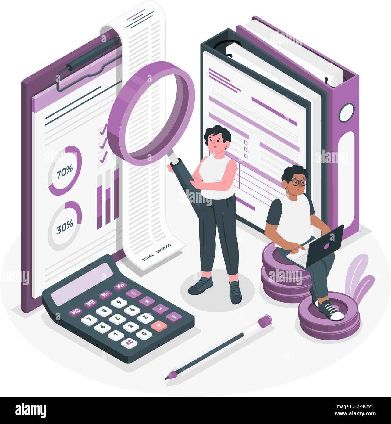 Positive accounting Stock Vector Images - Alamy